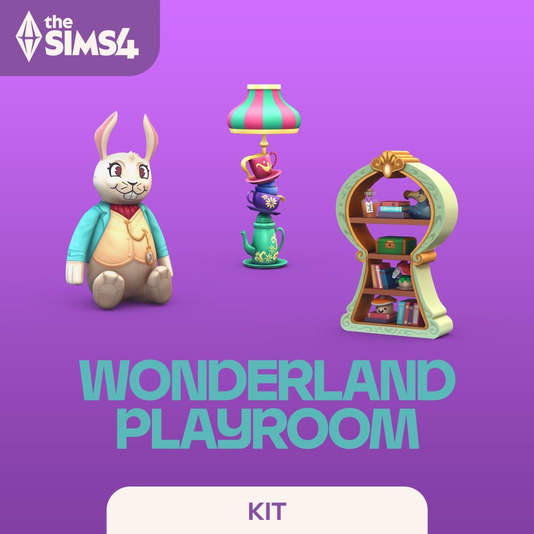 The Sims 4 Kits Release: Wonderland Playroom and Yard Charm Now Available!
