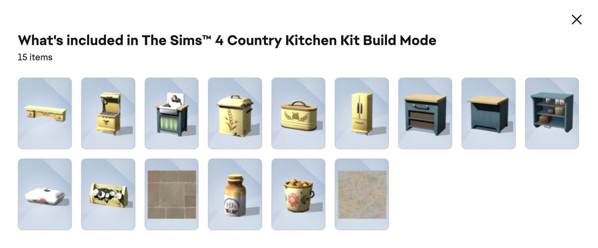 The Sims 4 Country Kitchen Kit is Now FREE...In The Marketplace