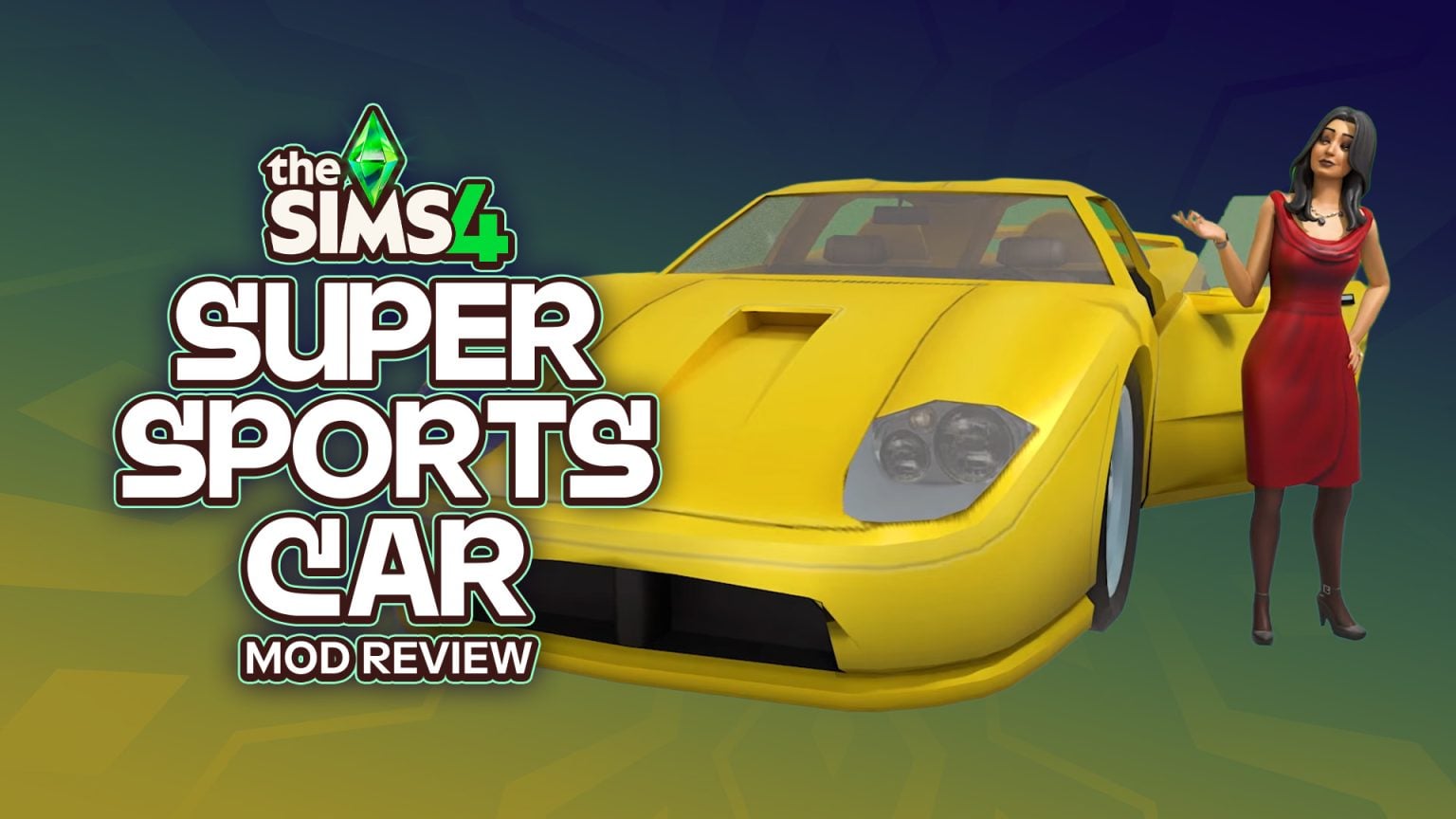 This Amazing Sims 4 Car Mod Brings Back The Iconic Supersportscar From ...