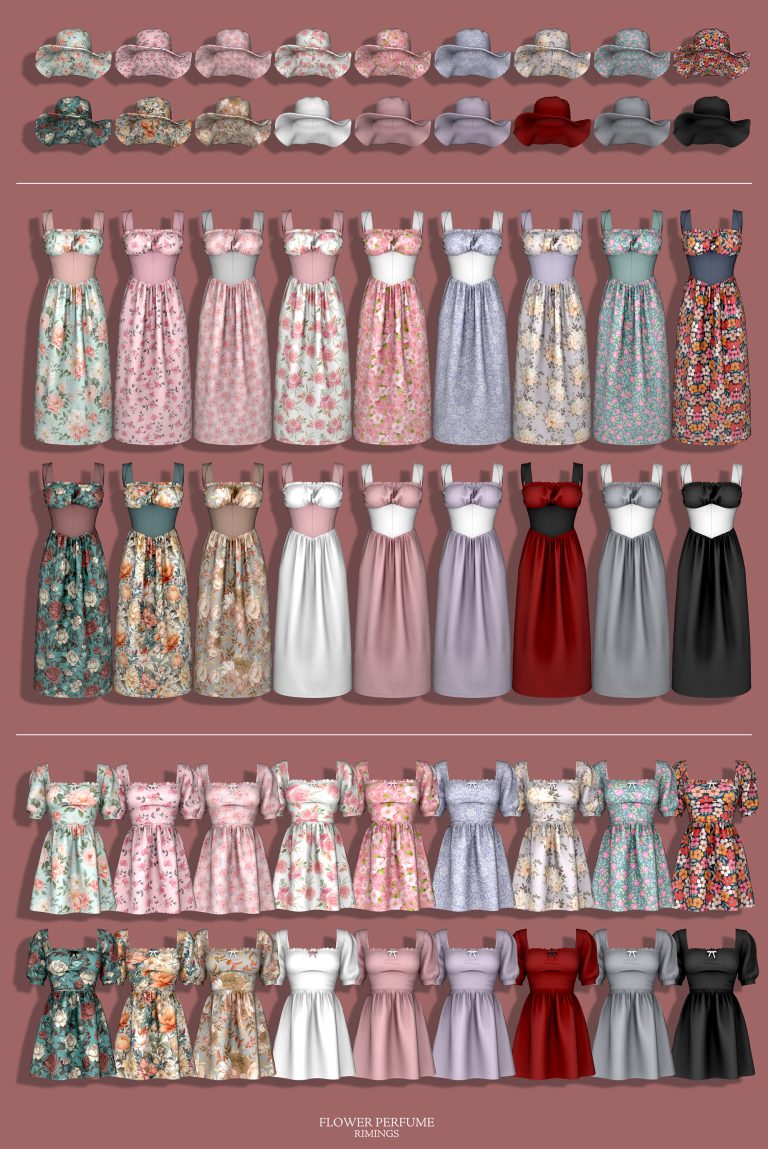The Sims 4 Spring CAS: 30 CC Sets to Freshen Up Your Sims' Look!