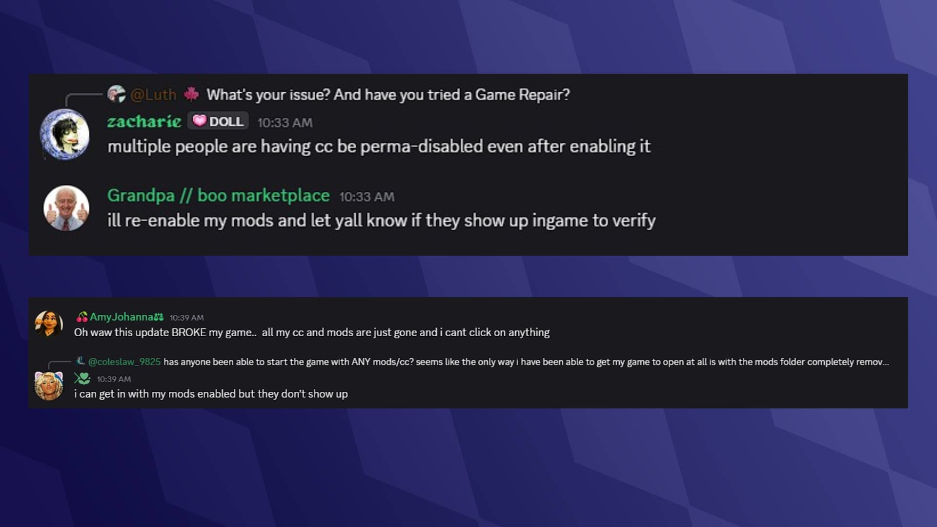 The Sims 4 Mods and CC Broken In Latest Update