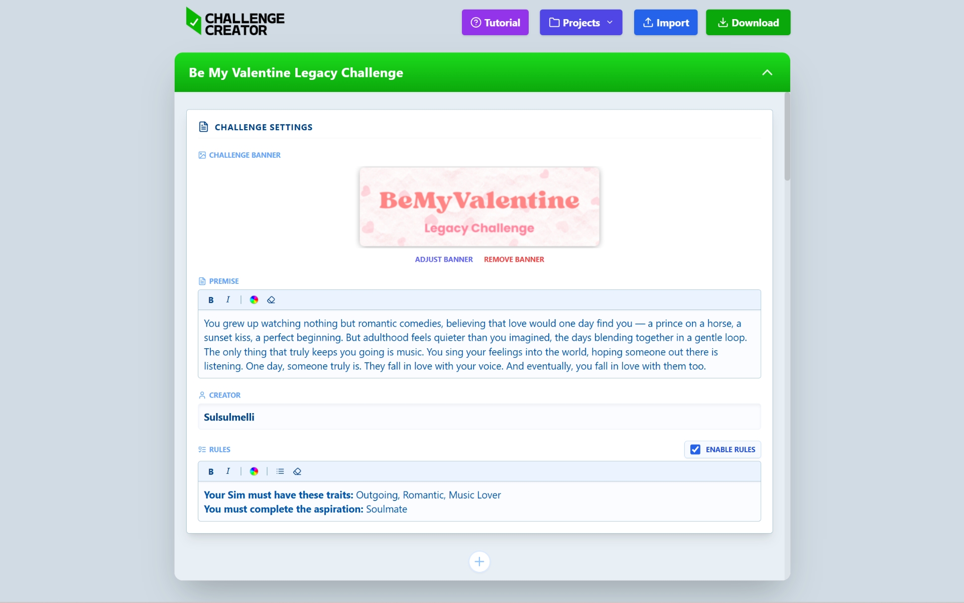MOD GUIDE: The Sims 4 Challenge Tracker by SimMattically